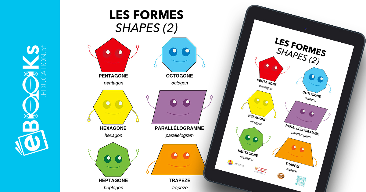 Les formes - Shapes 2 - FR/EN - ebooks.education.pf